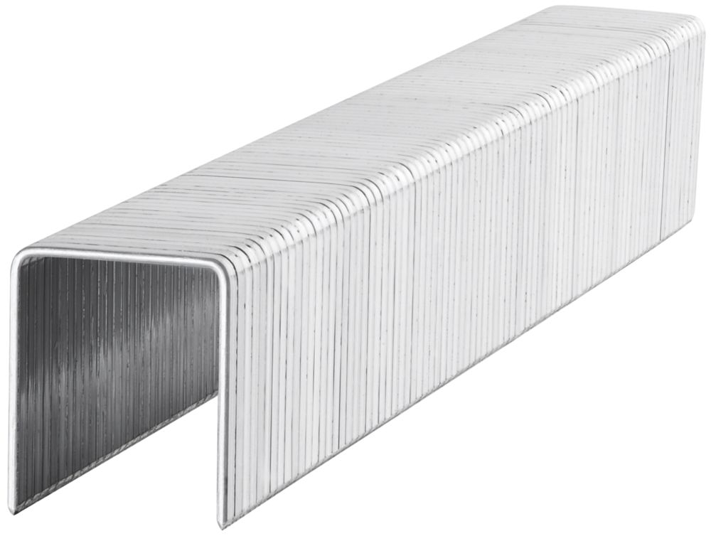 Stanley Heavy Duty Staples Bright 12mm x 10mm 1000 Pack - Screwfix