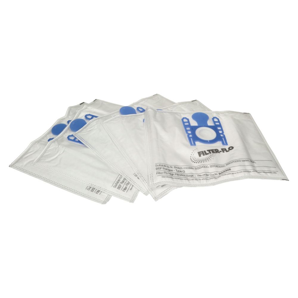 Electruepart BAG308 Compatible Bosch Vacuum Cleaner Bags 5 Pack - Screwfix