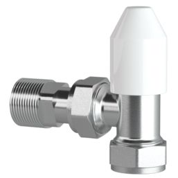Drayton RT212 15mm x 1/2" White/Chrome Angled & L/S Traditional ...