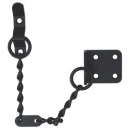 Smith & Locke Door Chain 220mm Matt Black - Screwfix