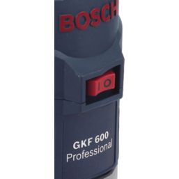 Bosch GKF600 600W 1/4" Electric Palm Router 240V - Screwfix