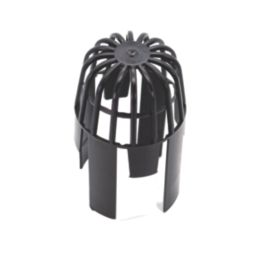 FloPlast Balloon Leaf Guard Black 65-68mm - Screwfix