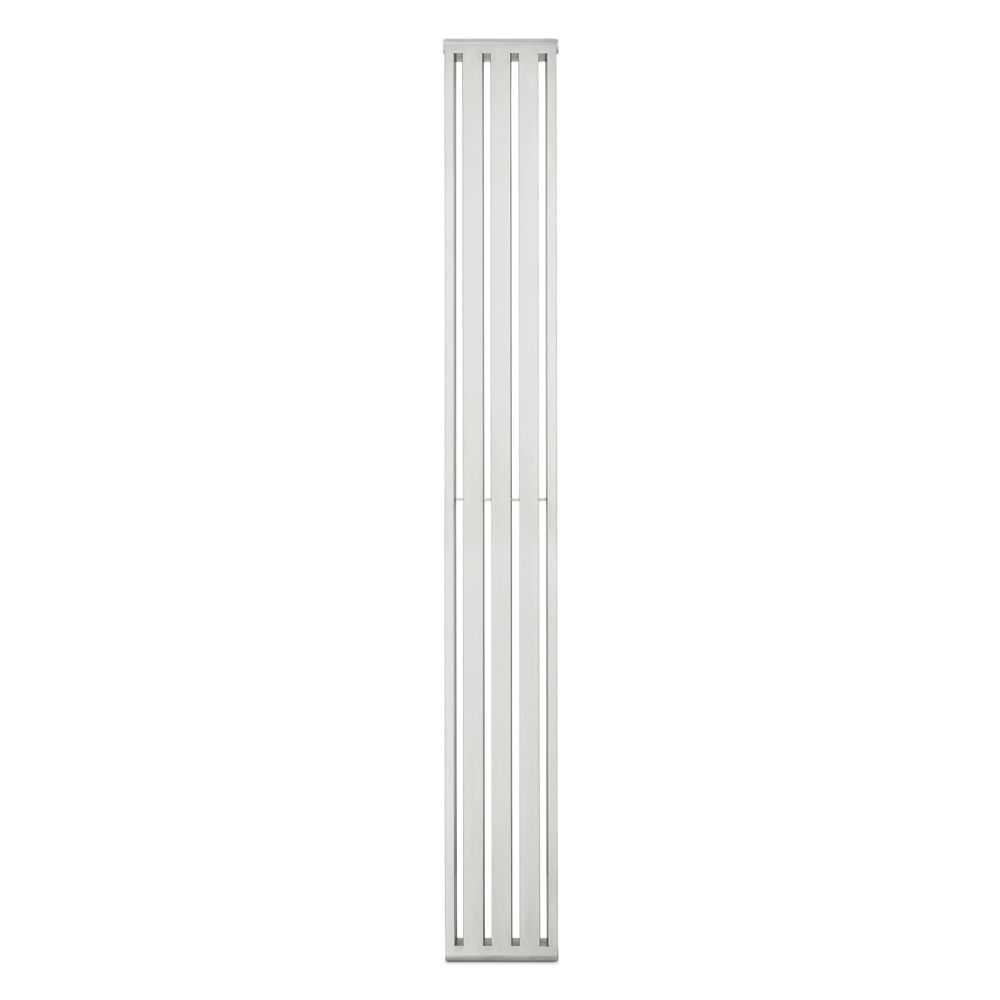 Time Supra 1800mm x 220mm 4006BTU Matt Chrome Vertical Designer ...