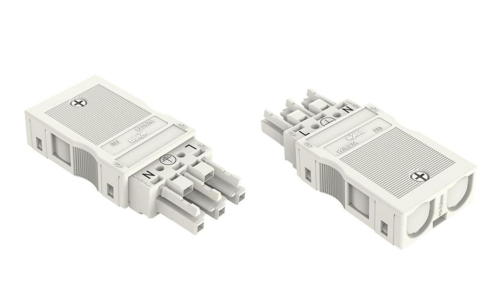 Wago Winsta Midi 25A 3-Way Push-Wire Pluggable Connector - Screwfix