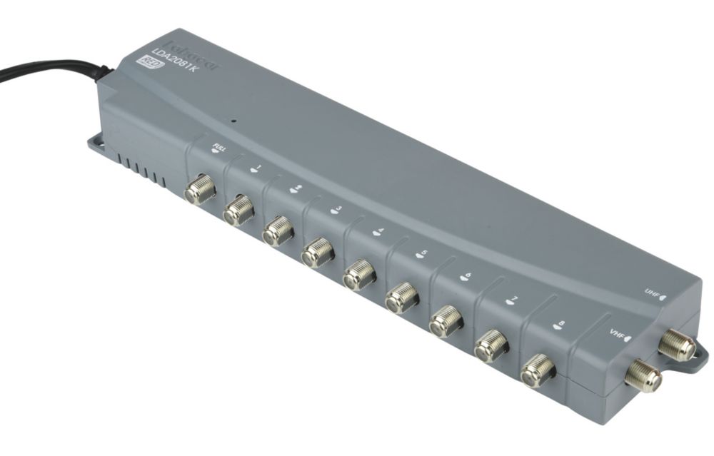 Labgear LDA2081K 8-Way Aerial Amplifier - Screwfix