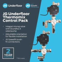JG Speedfit Thermomix Underfloor Heating Control Pack - Screwfix