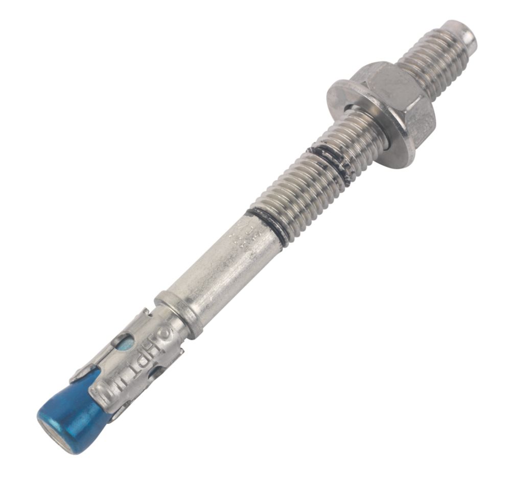 Rawlplug Fire Rated R-HPTIIA4 Throughbolts M12 x 125mm 50 Pack - Screwfix