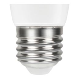 Essentials E27 Candle LED Light Bulb 470lm 4.2W 4 Pack - Screwfix