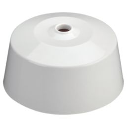 Knightsbridge 4-Pin Ceiling Rose Light Fitting White 3.38" - Screwfix