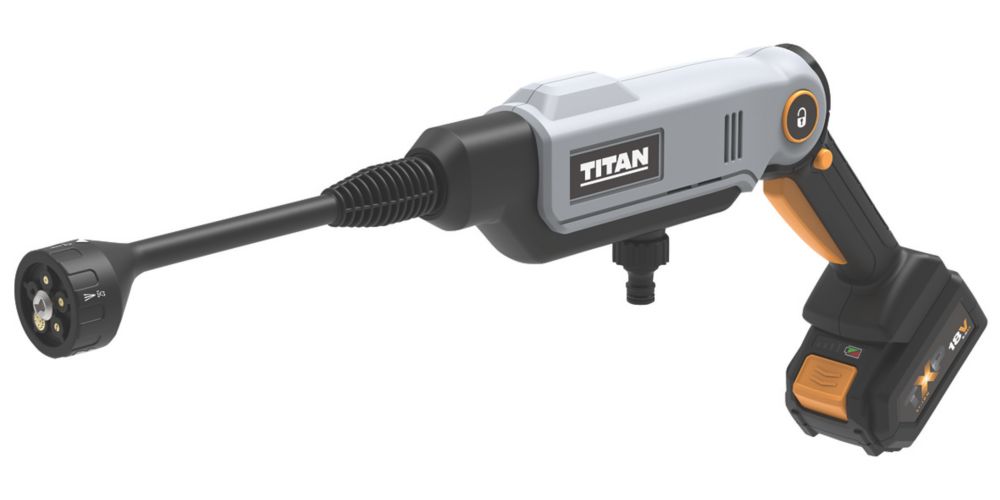 Refurb Titan TTI855PRW 22bar 18V 1 x 5.0Ah Li-Ion Cordless Hand-Held ...