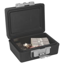 Smith & Locke 6Ltr Fire-Rated Chest 215mm x 340mm x 160mm - Screwfix