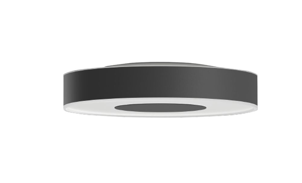 Philips Hue Infuse RGB & White LED Ceiling Light Black 33.5W 2100 ...