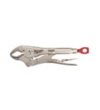 Milwaukee Flat Jaw Long Nose Locking Pliers 9 230mm Screwfix