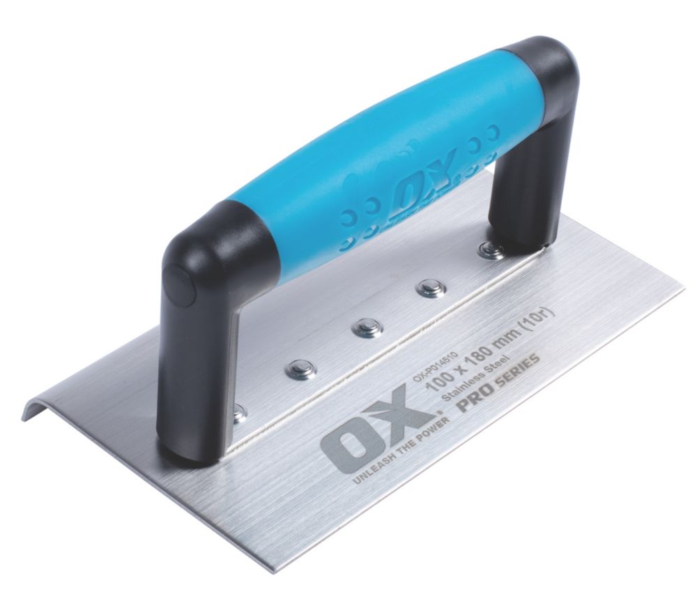 OX Pro External Medium Edging Trowel 7" x 4" - Screwfix