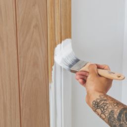 Fortress Trade 2.5Ltr Brilliant White Eggshell Water-Based Trim Paint ...