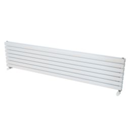 Ximax Fortuna 410mm x 1800mm 4573BTU White Horizontal Designer Radiator ...