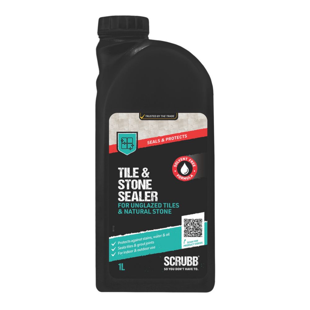 Scrubb Tile & Stone Sealer 1Ltr - Screwfix