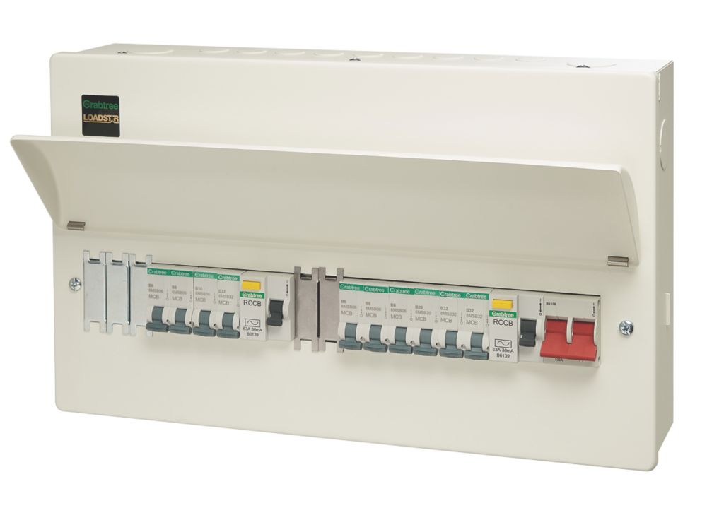 Populated 10 Way Consumer Units | Power Distribution & Circuit ...