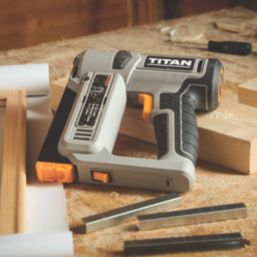 Titan TTB960STP 12mm 3.6V 1 x 1.5Ah Lithium Second Fix Cordless Stapler ...