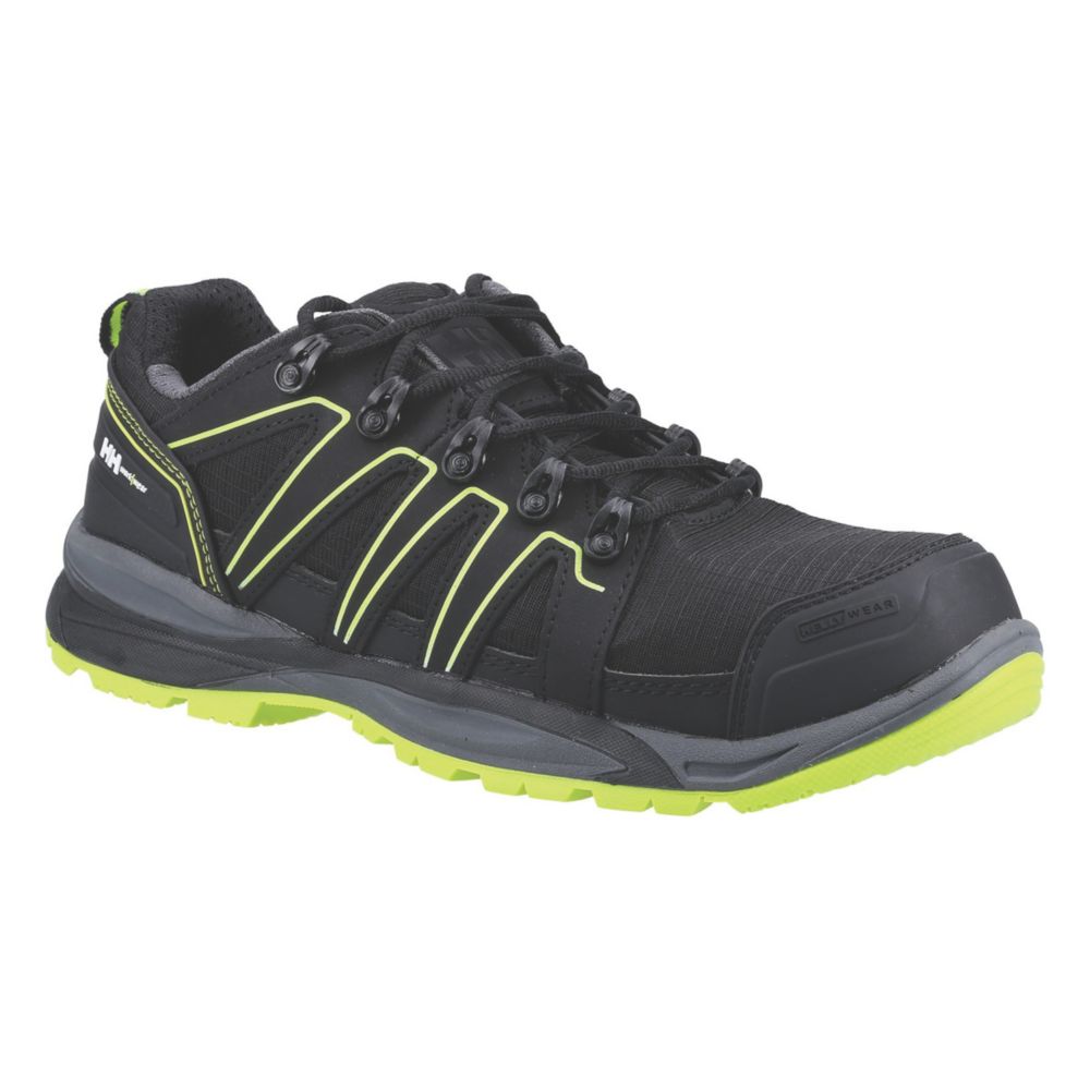 Helly Hansen Addvis Low S3 Size 13 Black/Yellow Safety Trainers - Screwfix