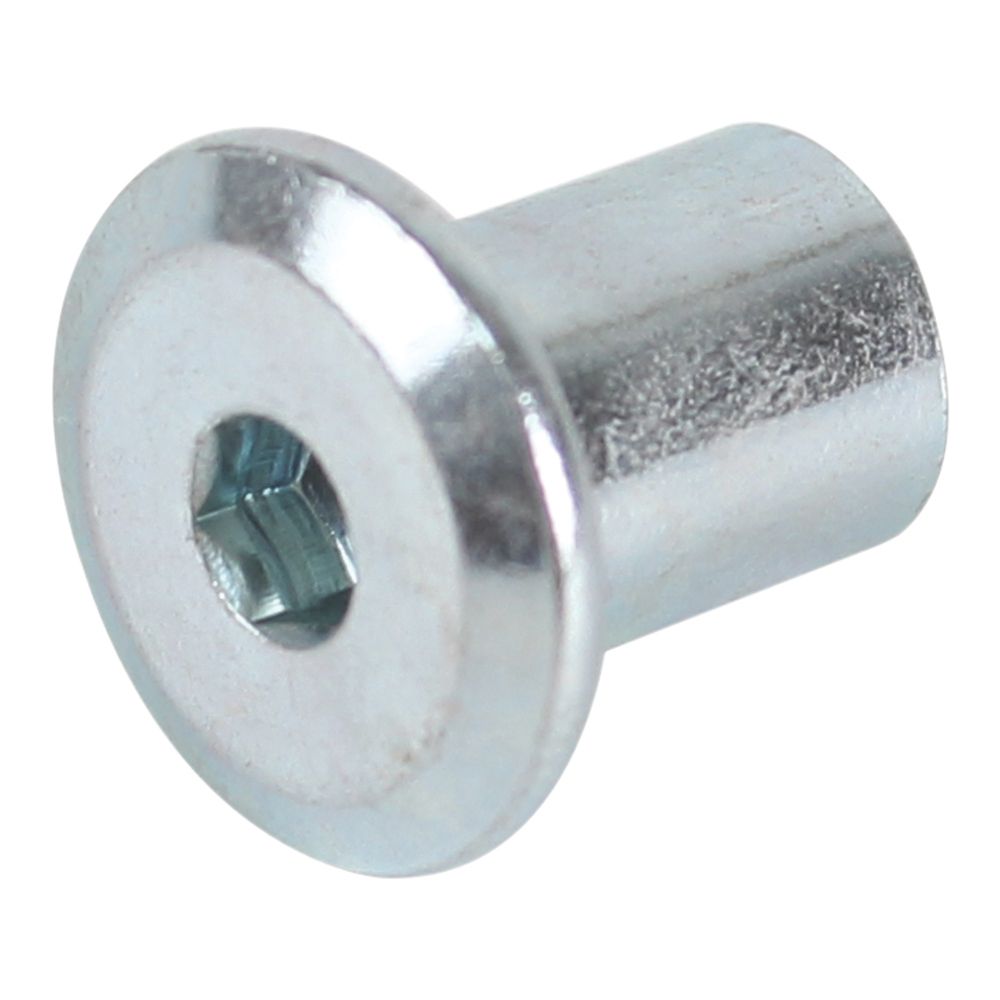 Easyfix Joint Connector Nuts M6 x 12mm 50 Pack - Screwfix