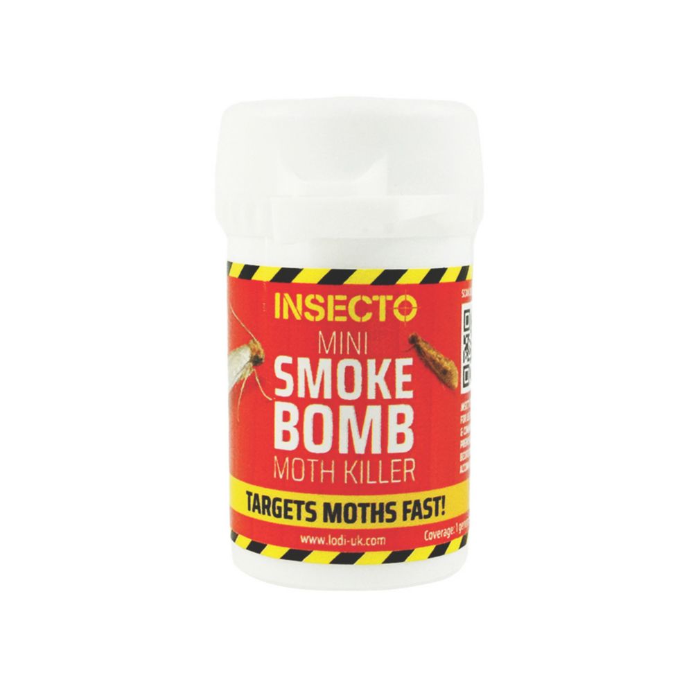 Insecto Moth Mini Insecticide Killer Smoke Bomb 3.5g - Screwfix