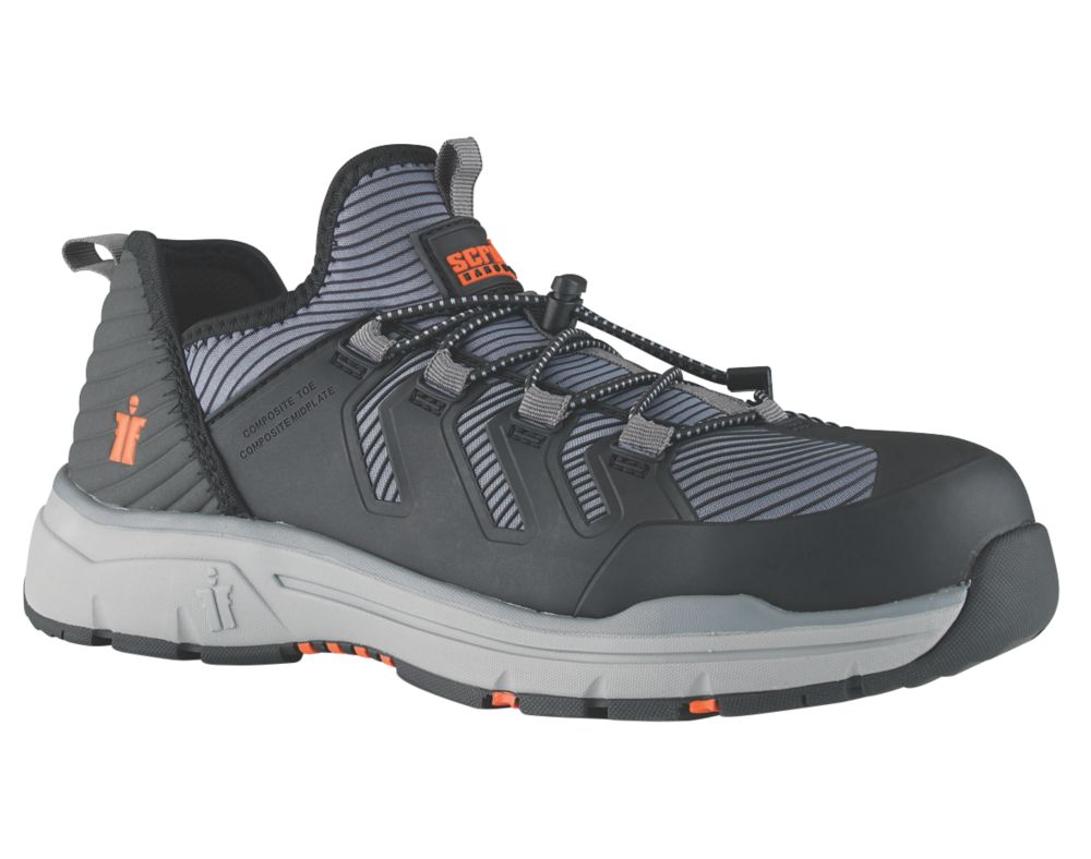 Scruffs Argon Size 6 Womens Black Safety Trainers - Screwfix