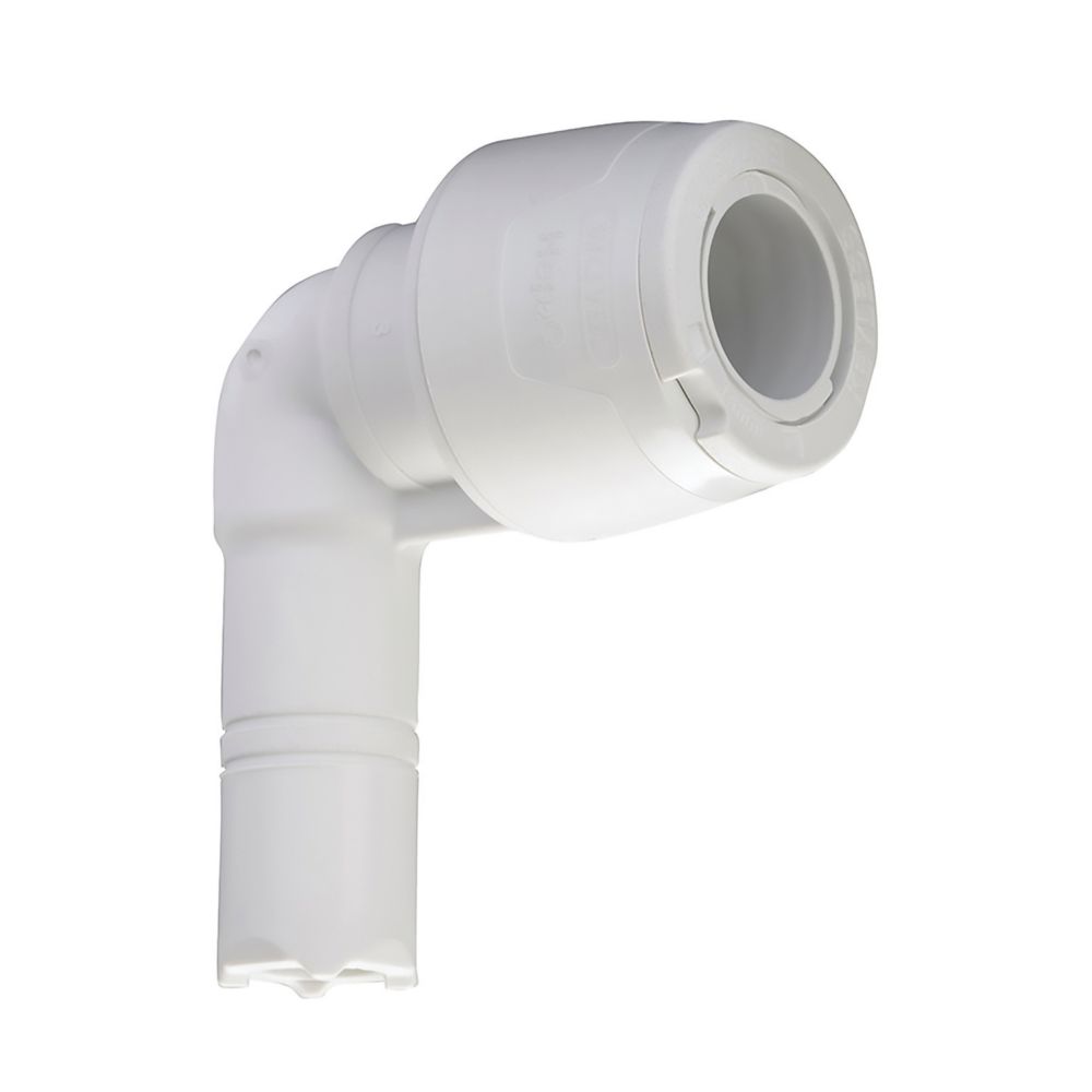 Hep2O Plastic Push-Fit Reducing 90° Keyless Stem Elbow 15mm x 10mm ...