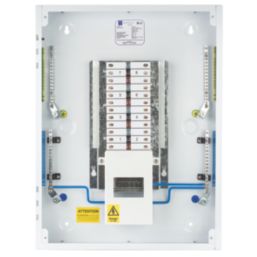 Lewden TPN 8-Way Non-Metered 3-Phase Type B Distribution Board - Screwfix