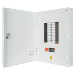 Lewden TPN 8-Way Non-Metered 3-Phase Type B Distribution Board - Screwfix