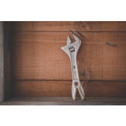 OX Pro Slim Jaw Adjustable Wrench 8" - Screwfix