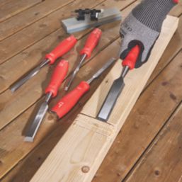 Forge Steel Wood Chisel Set 5 Pieces - Screwfix
