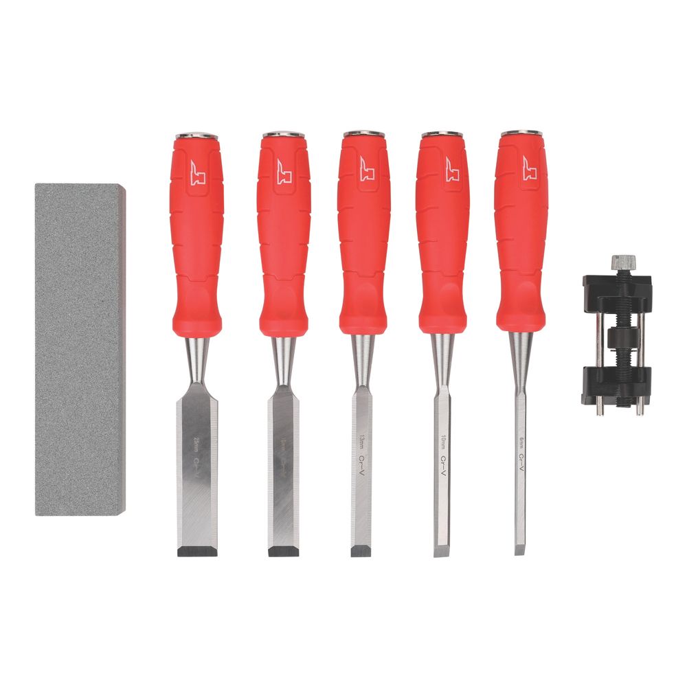 Forge Steel Wood Chisel Set 5 Pieces - Screwfix