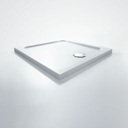 Mira Flight Low Rectangular Shower Tray Gloss White 1200mm x 1000mm x ...