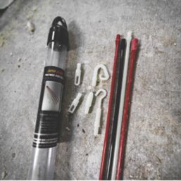 Super Rod 28mm Mixed Cable Routing Rod Set 1.32m 9 Pack - Screwfix