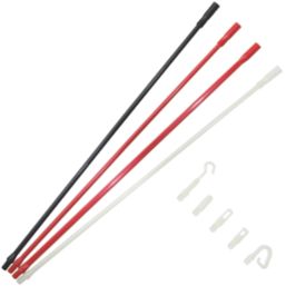 Super Rod 28mm Mixed Cable Routing Rod Set 1.32m 9 Pack - Screwfix