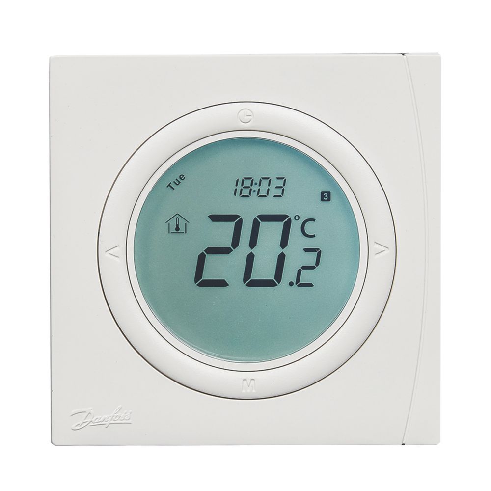 Danfoss RET2001M 1-Channel Wired Room Thermostat - Screwfix