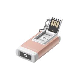 LEDlenser K4R Rechargeable LED Keyring Torch Rose Gold 120lm - Screwfix