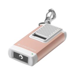 LEDlenser K4R Rechargeable LED Keyring Torch Rose Gold 120lm - Screwfix