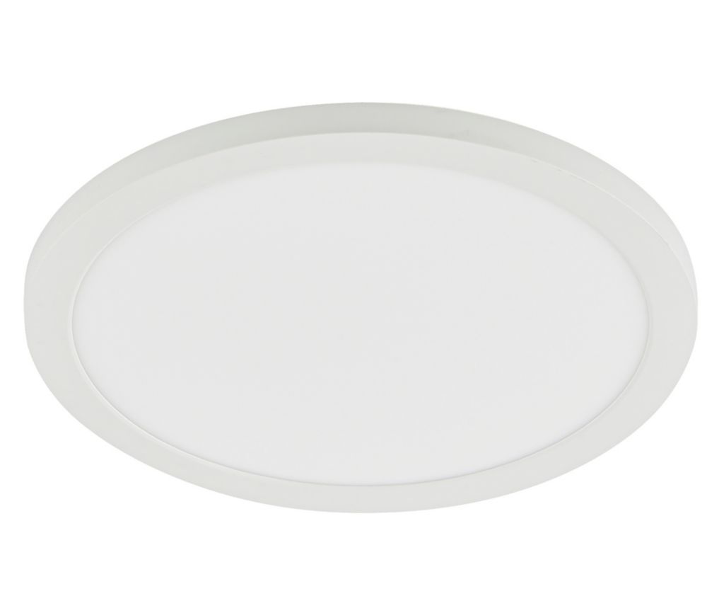 Spa Tauri LED Bathroom Ceiling Light White 24W 2400lm - Screwfix