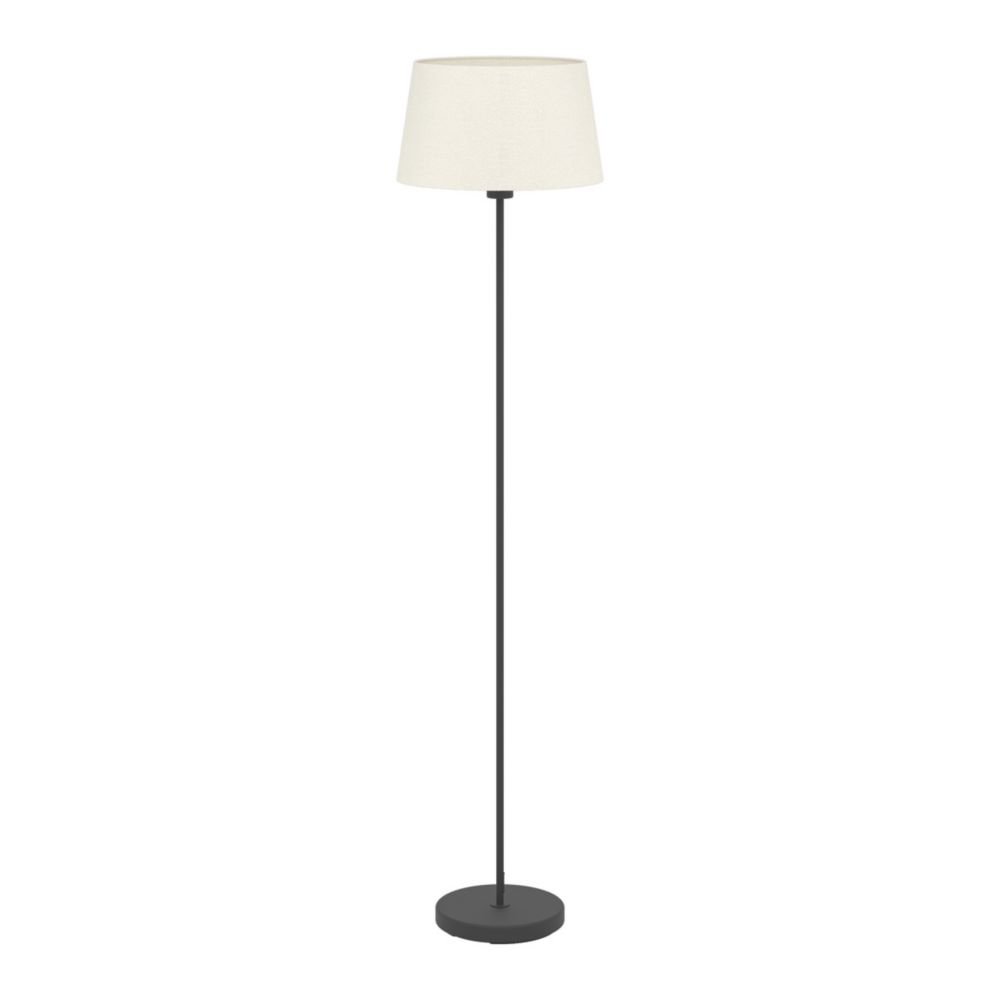 Eglo Febres Floor Lamp Black/White - Screwfix