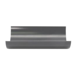 FloPlast RG3AG uPVC Half Round Gutter Anthracite Grey 112mm x 3m - Screwfix