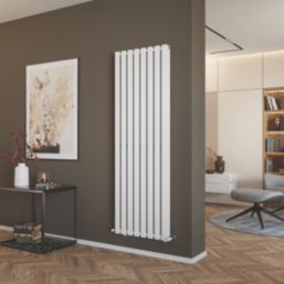 Azur Ilios Duplex 1800mm x 600mm 6178BTU White Vertical Designer ...