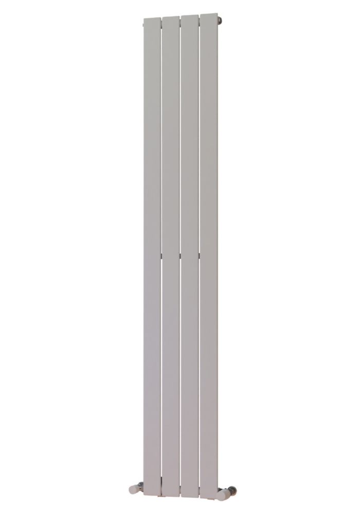 Ximax 1800mm x 295mm 1949BTU White Vertical Designer Radiator - Screwfix