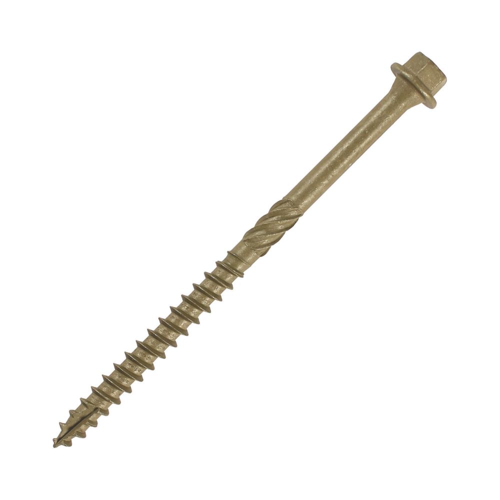 Timco Hex Socket Timber Frame Construction & Landscaping Screws 6.7mm x ...