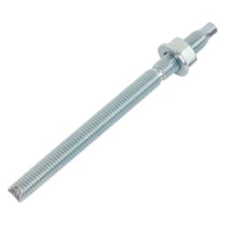 Rawlplug Steel Threaded Rods M12 x 160mm 10 Pack - Screwfix