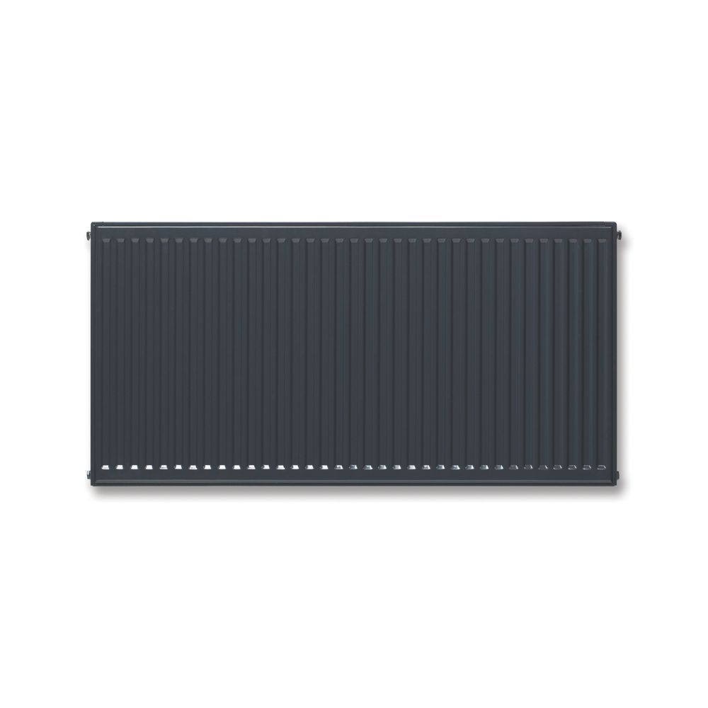 Time 600mm x 1200mm 7661BTU Anthracite Type 22 Convector Radiator ...