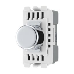 British General Nexus Grid 2-Way LED Grid Dimmer Switch Polished Chrome ...