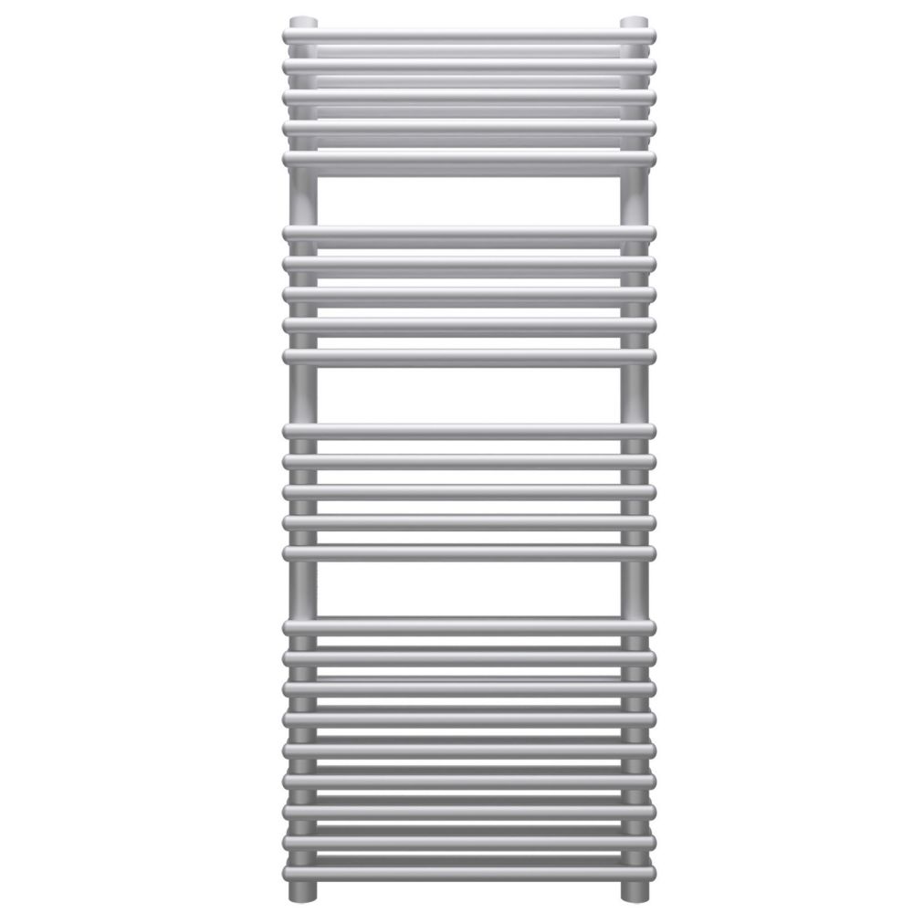 Towelrads 1200mm x 500mm 3102BTU Silver Flat Designer Towel Radiator ...