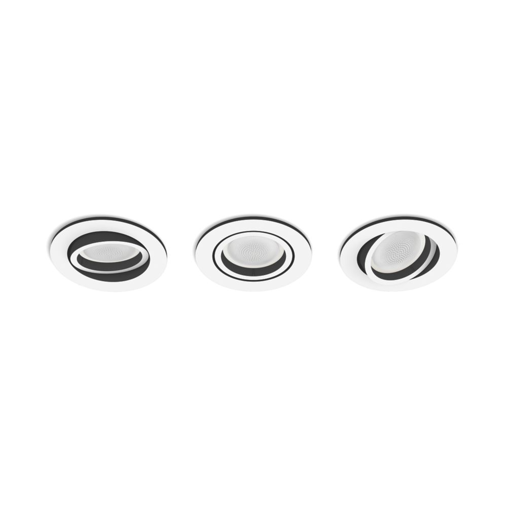 Philips Hue Miliskin Adjustable Head LED Smart Recessed Downlights ...